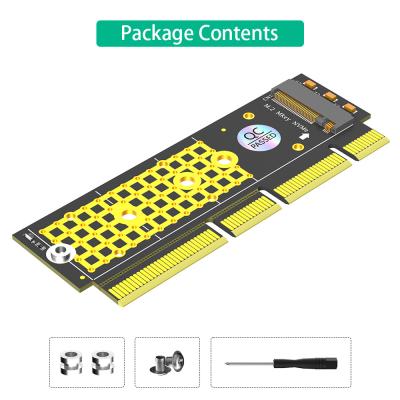 China Custom M.2 NGFF NVMe SSD TO PCI-E 3.0 X16 / X8 / X4 Adapter for sale