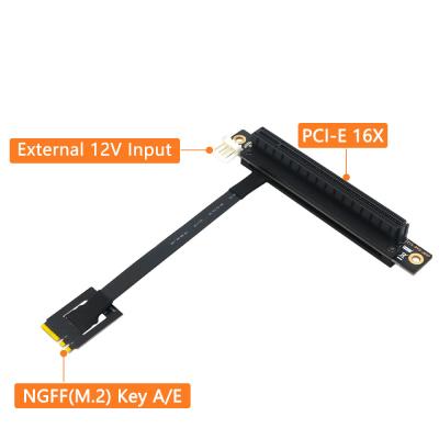 China M.2(NGFF) Key A-E To PCI-E 16X Adapter Cable for Fast Data Transfer for sale