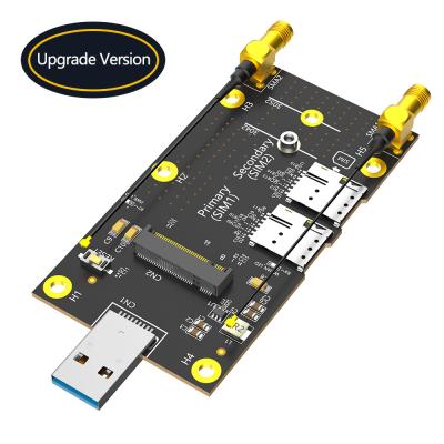 China PCI Express Gen 3.0 8 Gbps NGFF M.2 to USB 3.0 Adapter with Dual NANO SIM card Slot for sale