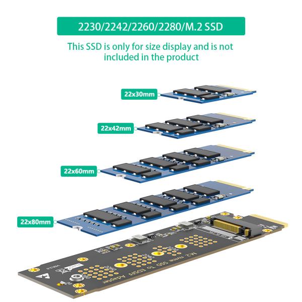 Quality Ruler 1U GEN-Z EDSFF E1.S Interface to NGFF M.2 Key-M M2 NVMe SSD Converter for sale
