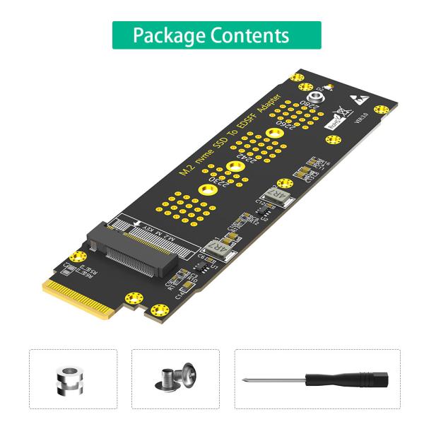 Quality Ruler 1U GEN-Z EDSFF E1.S Interface to NGFF M.2 Key-M M2 NVMe SSD Converter for sale