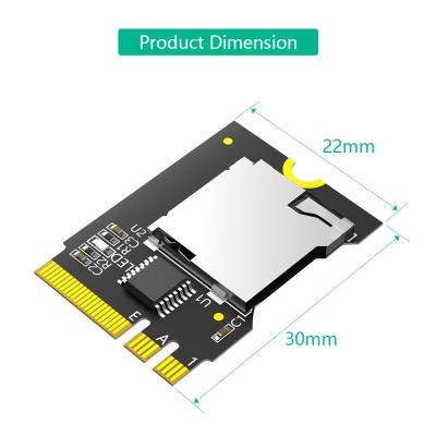 China New Version Micro SD Card TF SDHC SDXC To NGFF Key A-E Adapter for sale