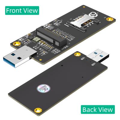 China NGFF(M.2)  Key B  To USB 3.0 Adapter  With SIM 6pin Slot For WWAN/LTE ModuleHigh Speed Transmission Without Delay for sale