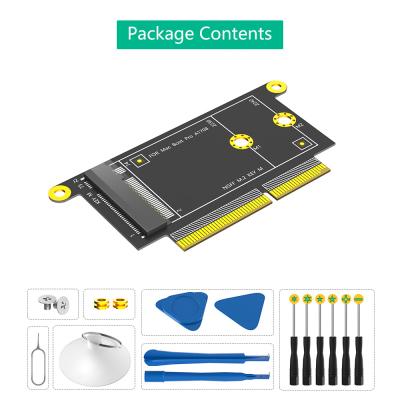 China NGFF M.2 NVMe Key M 2230/2242 Type Adapter for Macbook A1708 Model for sale