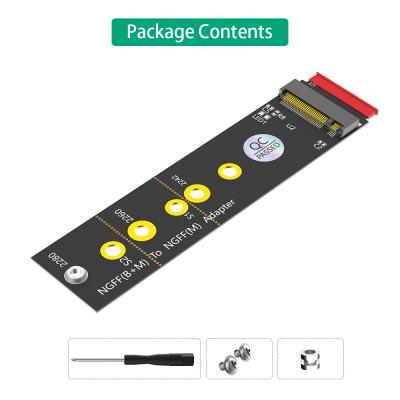 China M.2 (NGFF) Key B+M to Key M Adapter for PCI-E Bus SSD Suitable for Nvme SSDs with 2242, 2260, and 2280 sizes for sale