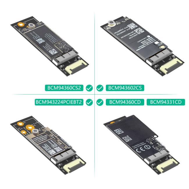 Adapter installation example
