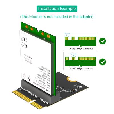 China 22mm E Key M.2 NGFF Adapter   Desktop M 2 Ngff To Usb for sale