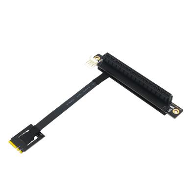 China M.2 NGFF Computer Adapter Key A-E To PCIe Adapter 16X  Cable 25cm Black for sale
