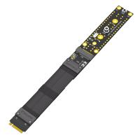 Quality SATA Computer Adapter NVMe SSD Extension Cable 20cm PCIe 3.0 X4 Adapter for sale