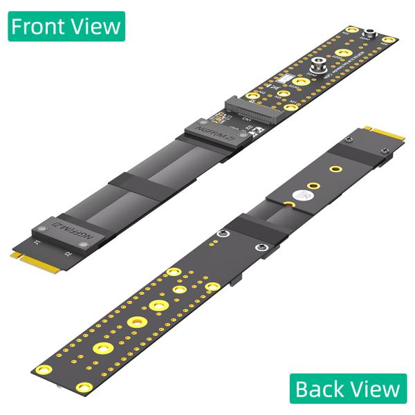 Quality SATA Computer Adapter NVMe SSD Extension Cable 20cm PCIe 3.0 X4 Adapter for sale