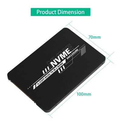 China 2 in 1 M.2 NVME PCI-E NGFF SATA SSD to U.2 SFF-8639 Combo Adapter for sale