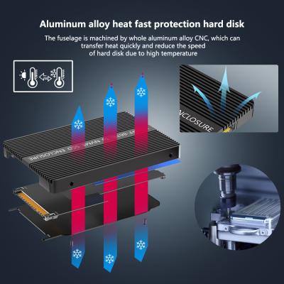 China M.2 NGFF NVMe 2.5" SSD To U.2 SFF-8639 Adapter Card OEM for sale