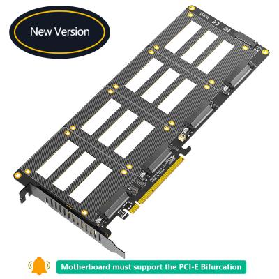 China U.2 to PCI-e Riser Adapter PCIe4.0 X16 to 2.5" U.2 (SFF-8639) SSD Expansion Card for sale