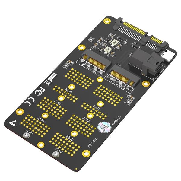 Quality M.2 NVMe SATA SSD to SFF-8643 Adapter 40g Black for sale