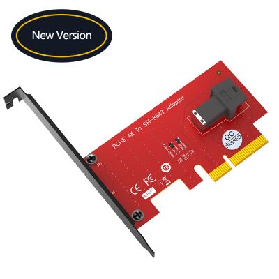 China 36Pin SFF 8643 Adapter PClE 4.0 X4 Adapter Card Pcie Sff 8643 for sale