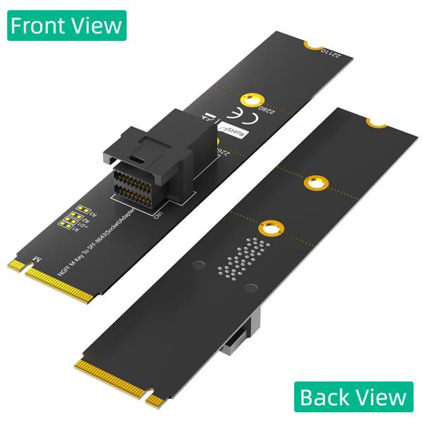 Quality NVMe M.2 SFF 8643 Adapter Mini Module SAS HD SSD SFF 8643 Adapter Connector for sale