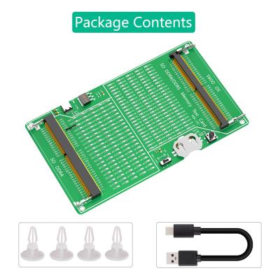 China Laptop DDR4 DDR5 Memory Test Card Adapter PCB Circuit Test Tool for sale