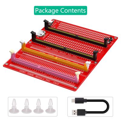 China 3 In 1 DDR Memory Adapter DDR 4 5 RDIMM UDIMM Memory Tester 3.6V for sale