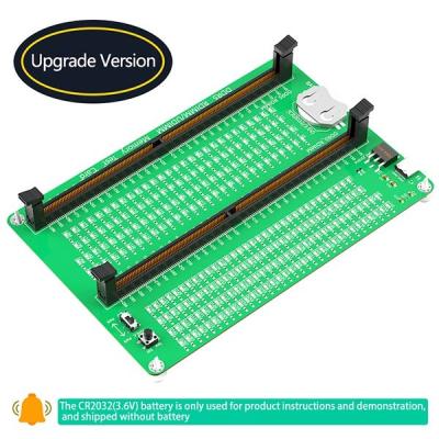 China UDIMM Memory Tester Long Latch Desktop Computer DDR5 Memory Test Card for sale