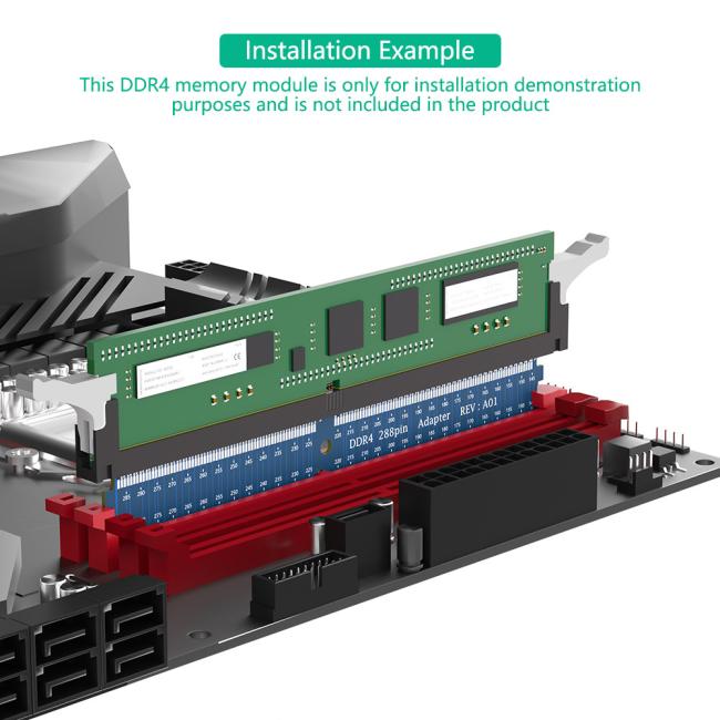 Blue DDR4 Memory Adapter specifications