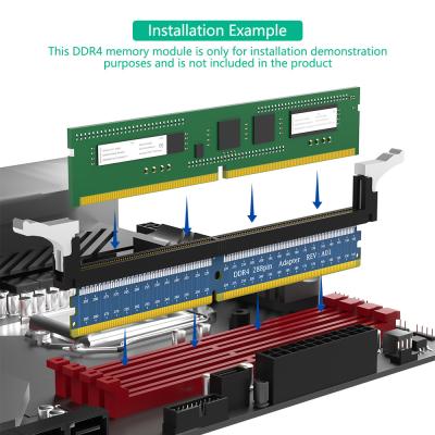 China Blue Memory Testing DDR Memory Adapter Ddr4 Memory 1.2V DC for sale