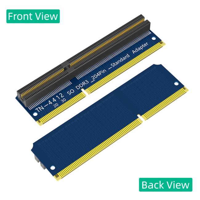 DDR3 memory adapter side view