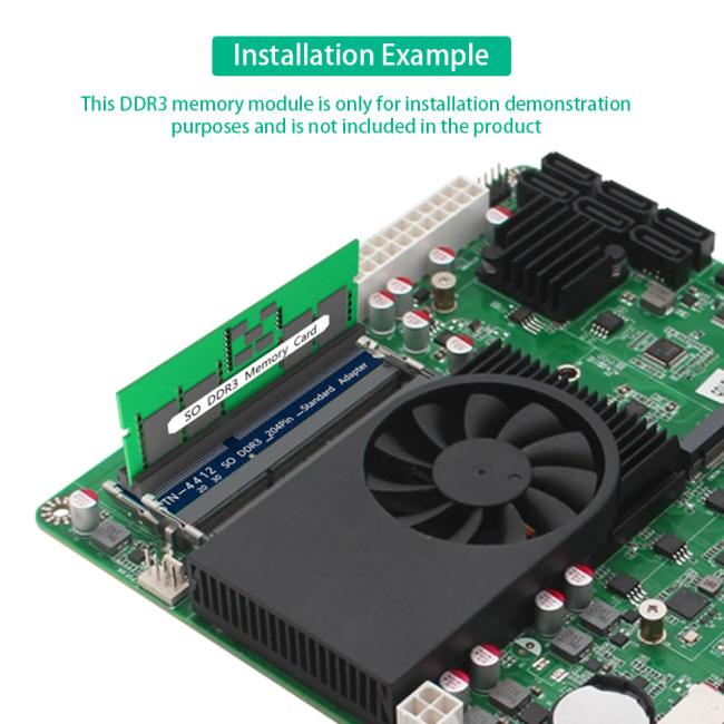 DDR3 adapter installation demonstration
