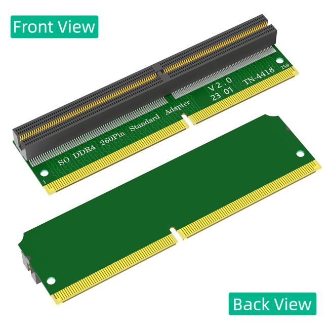 DDR4 adapter card side view