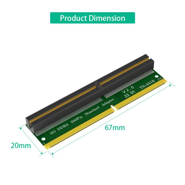 DDR4 adapter card close-up