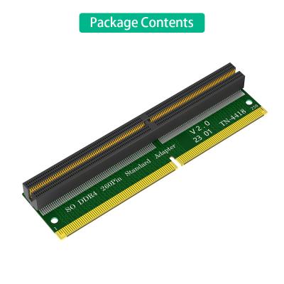 China RAM DDR4 260Pin Slot To Desktop DDR4 DIMM Adapter Test Protection Card for sale