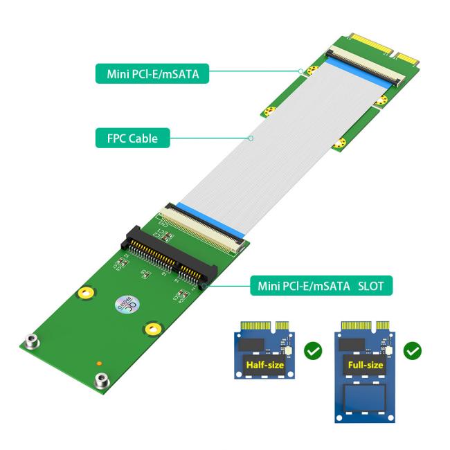 Side view of extender cable