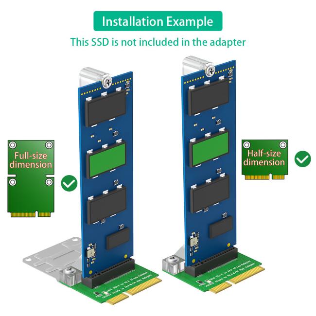 Close-up of adapter connection interface