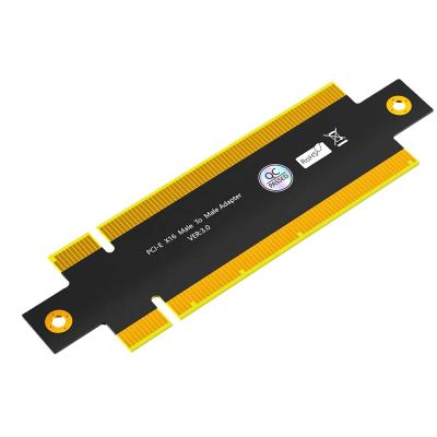 China PCI-E 16X 3.0 Male to Male Adapter 110x32mm Black PCBA for sale