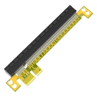China PC Laptop 1x To 16x Riser Card PCI-E 107.6mm Graphics Expansion  Black Mini PCI-E Riser for sale