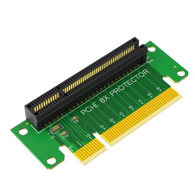 China PCI-E 8X Riser Card 90-Degree Left-Angle 1U Server Adapter 9.3X5.5X3cm for sale