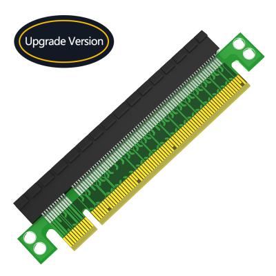 China PCI Express 16X Riser Card 180-Degree 107.6mm Green for sale