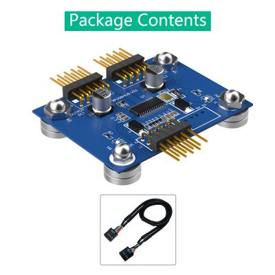 China 480Mbps Expansion USB Adapter Card 4 Port Customized for sale