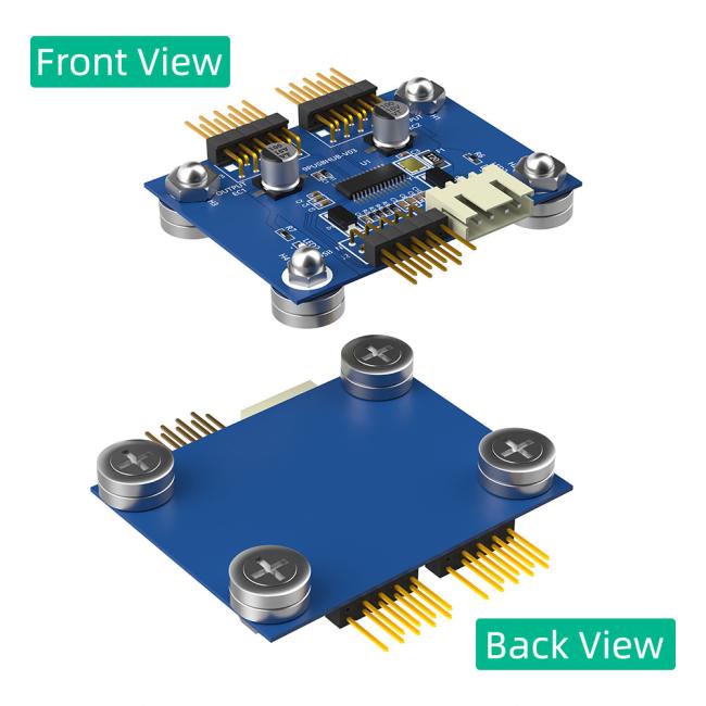 SATA Micro USB Keyboard PCB Adapter - side view