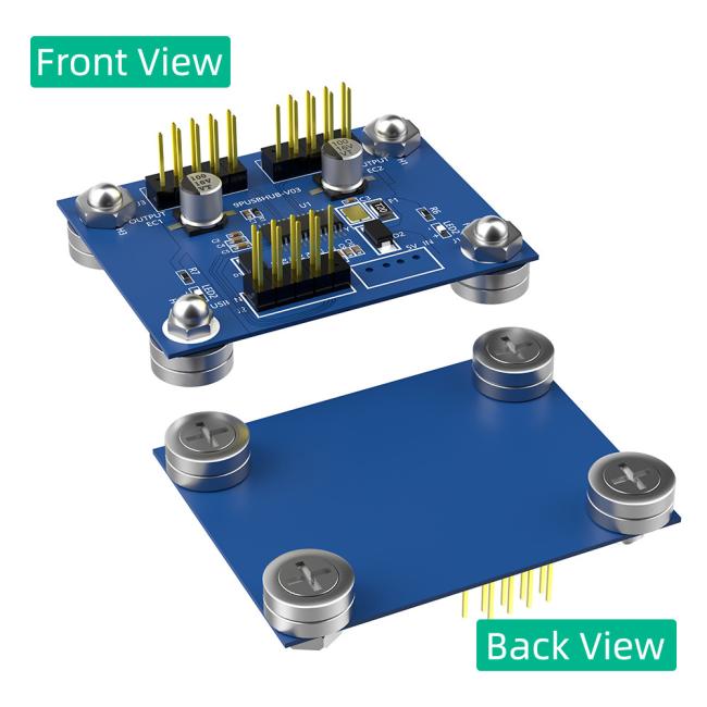 Flash Drive Sata SD Card Adapter side view