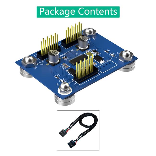 4 Port USB 2.0 Hub package contents