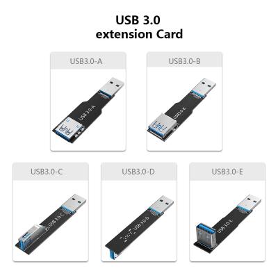 China 3.0 USB Adapter 9Pin Male To Female Card Adapter Interface Extension Card for sale