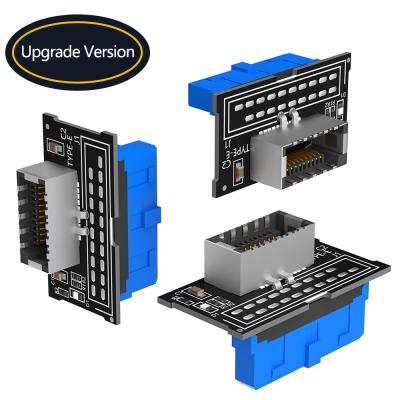 China 19pin 10mm Type E Adapter Male Extension USB 3.0 Front Panel Header Adapter for sale