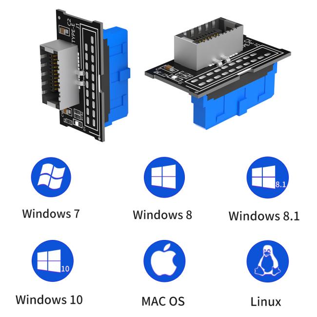 MAC Type E Adapter side view