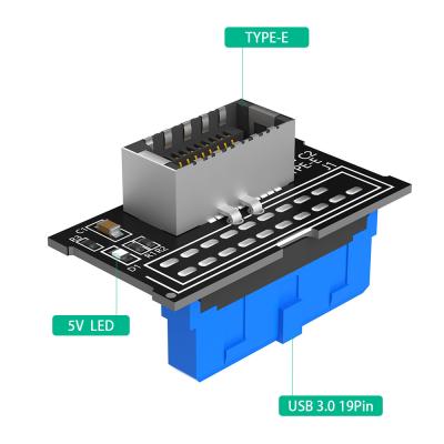China MAC Type E Adapter Key A USB 3.0 Speed Data Transfer  Motherboard Front Panel for sale