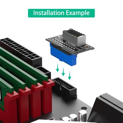 China MAC Type E Adapter Key A USB 3.0 Speed Data Transfer  Motherboard Front Panel for sale