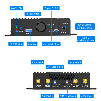China Wireless 4G 5G Module NGFF M.2  To USB 3.0 Adapter Wifi Network Card For Desktop for sale