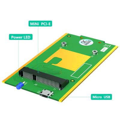 China SIM Card 4G Adapter Slot Mini Pci E Usb 2.0 Adapter For WWAN LTE Module for sale