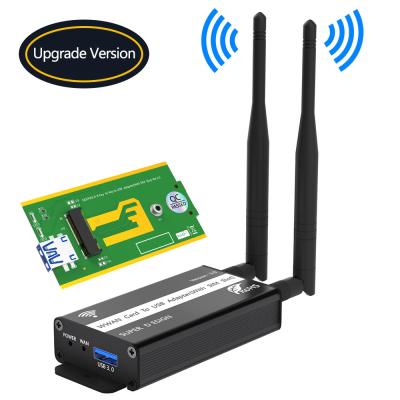 China NGFF M2 To USB 4G Module Adapter  SIM Card Slot For WWAN LTE for sale
