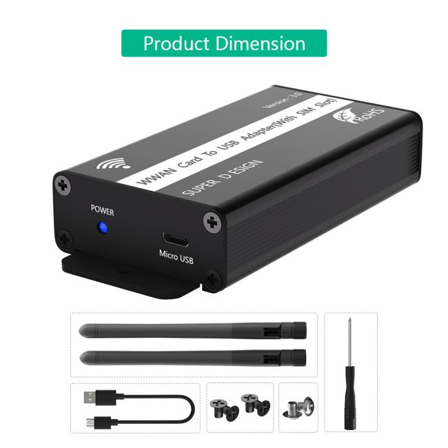 NGFF(M.2) to USB Adapter complete package