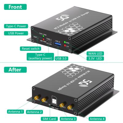 China Dual SIM Card Slot NGFF M.2 to USB 3.0 Adapter for 3G 4G 5G Module Fast and Connection for sale